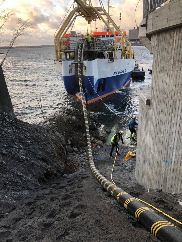 Sånga, Submarine cable installation - Baltic Offshore